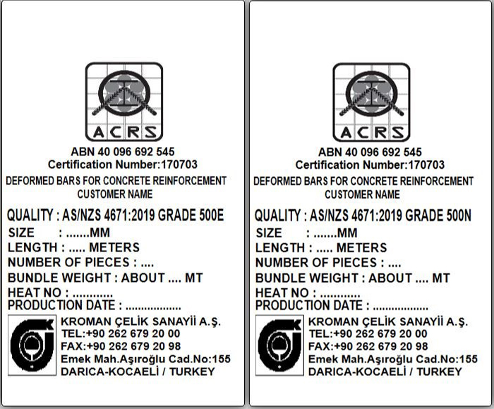 ACRS Certification | Sustainability Certificate Holders