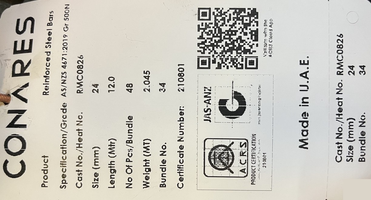 ACRS Certificate Holders | Verified Steel Suppliers AU