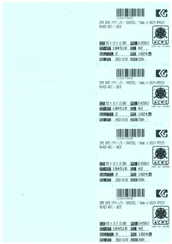 ACRS Certificate Holders | Verified Steel Suppliers AU