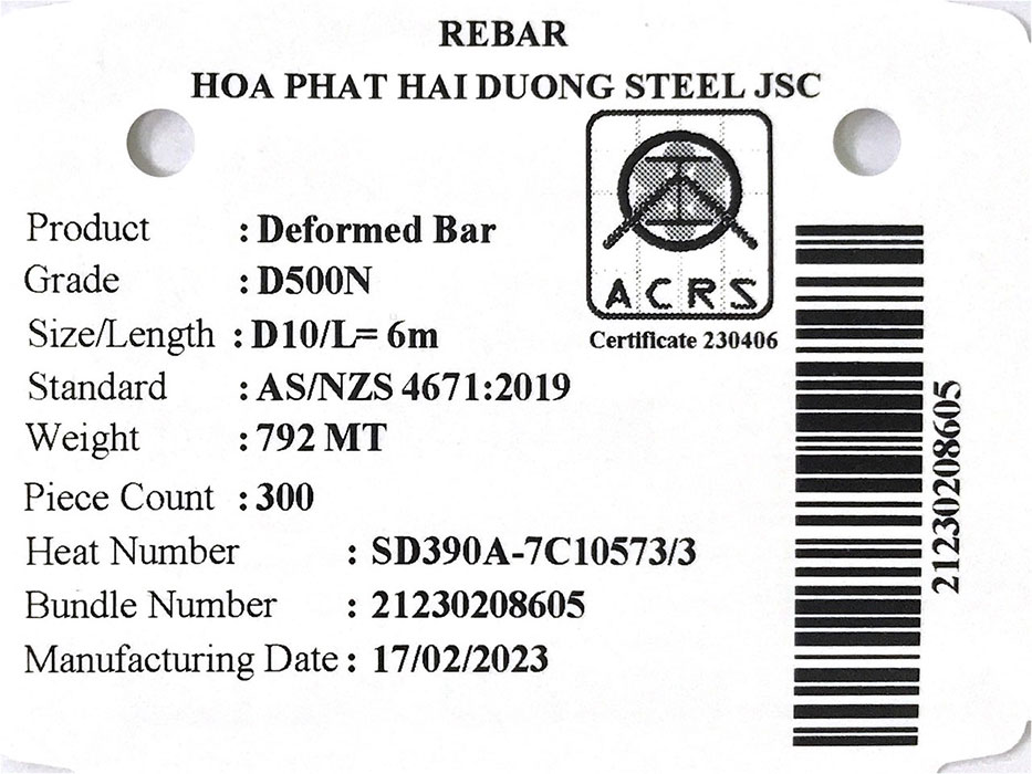 ACRS | Product Certificate Holders