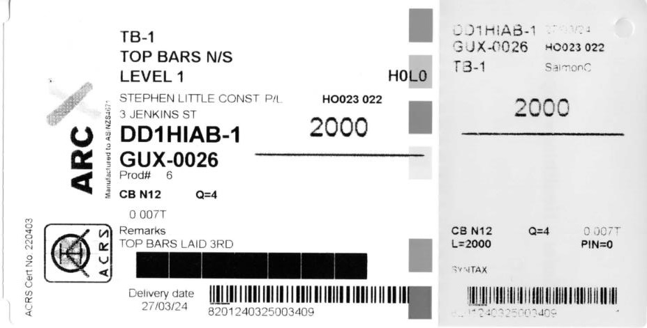 ACRS Certificate Holders | Verified Steel Suppliers AU