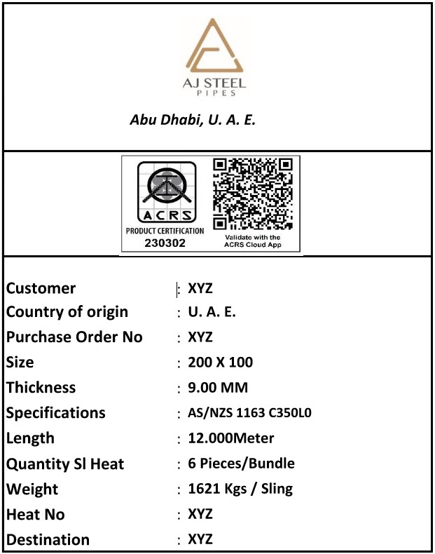 ACRS Certificate Holders | Verified Steel Suppliers AU